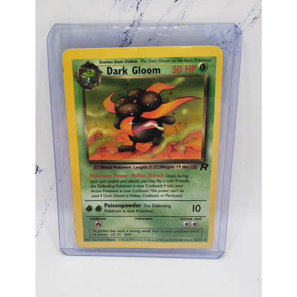 Pokemon | Toys | Pokemon Card Team Rocket 3682 Dark Gloom Uncommon ...